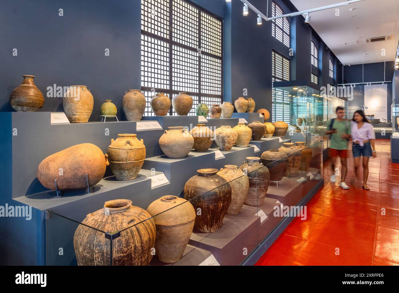 Ancient pottery display at the National Museum of the Philippines ...