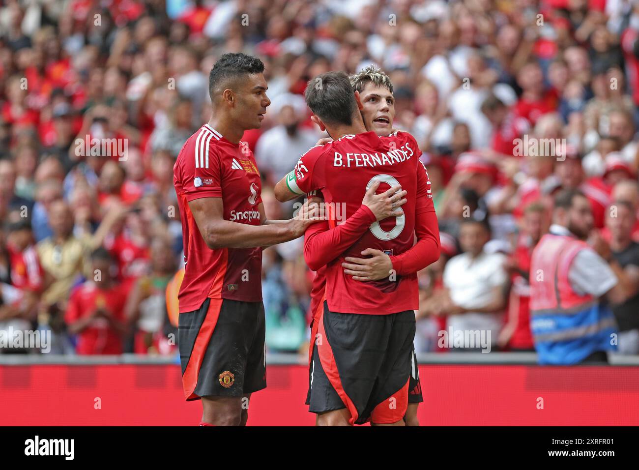 Alejandro garnacho celebration hi-res stock photography and images - Alamy