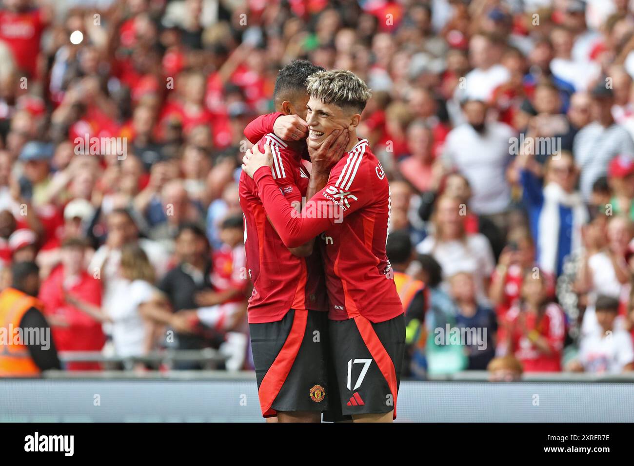 Garnacho august 2024 wembley hi-res stock photography and images - Alamy