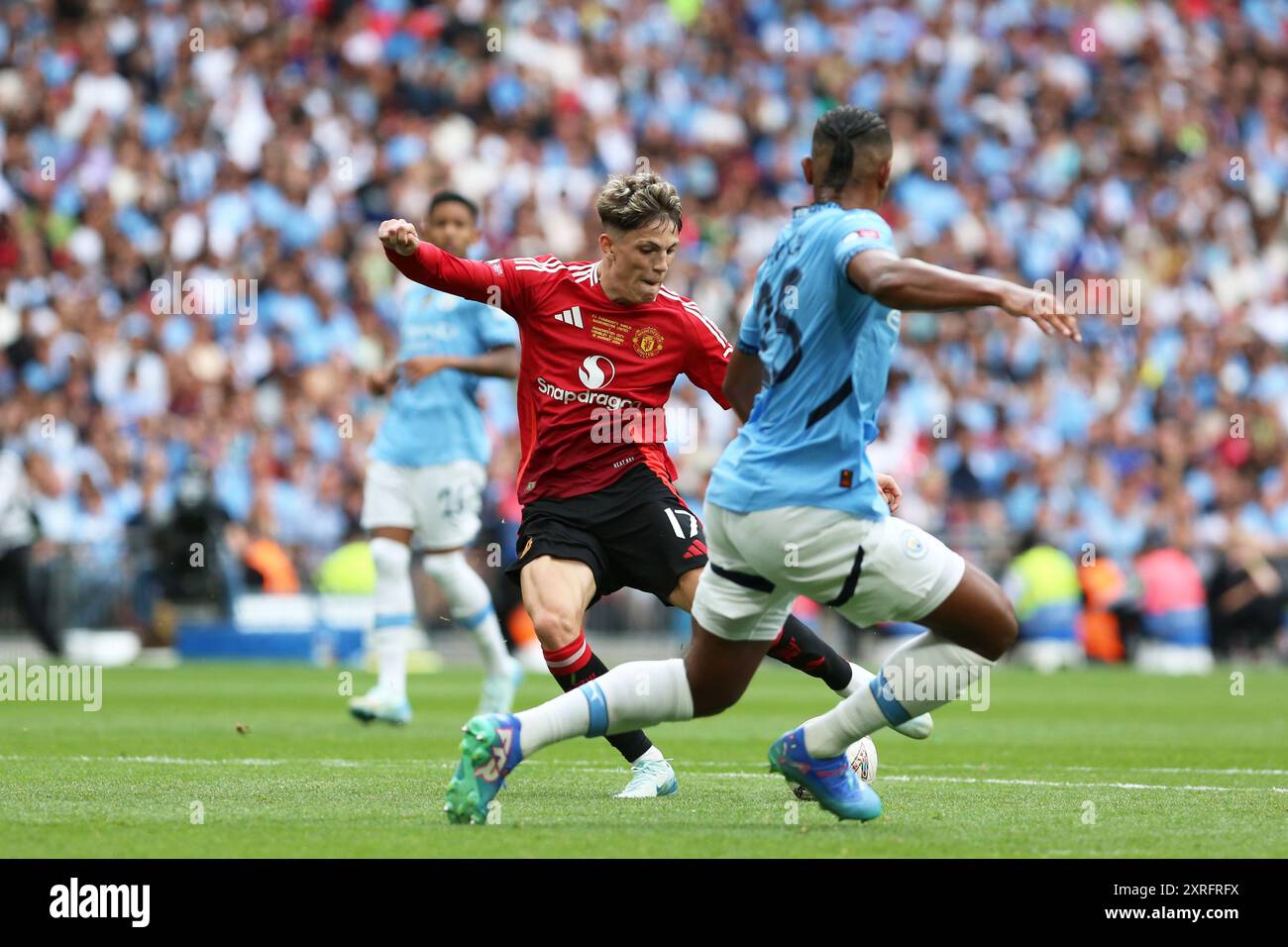 Garnacho august 2024 wembley hi-res stock photography and images - Alamy