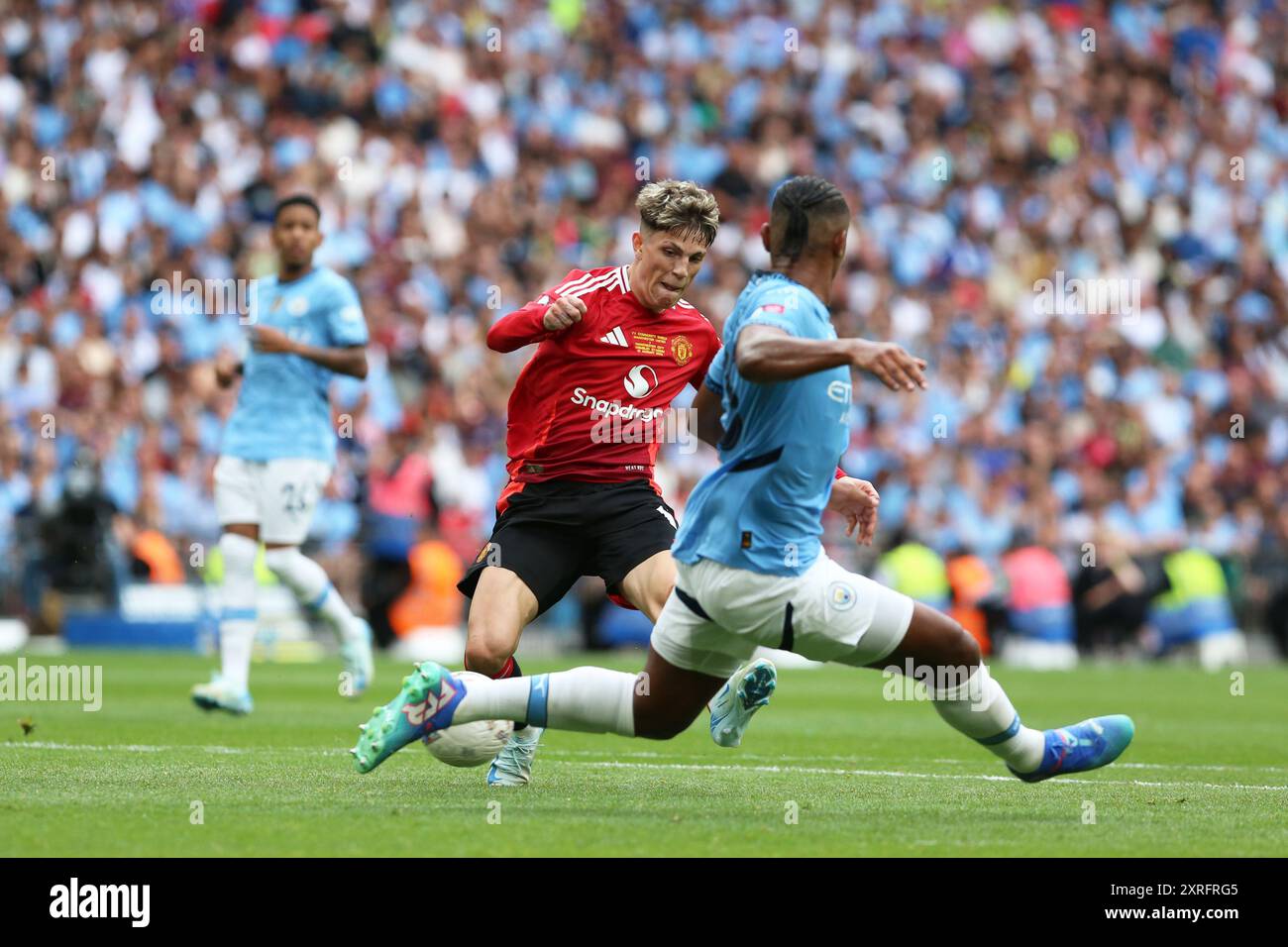 Garnacho august 2024 wembley hi-res stock photography and images - Alamy
