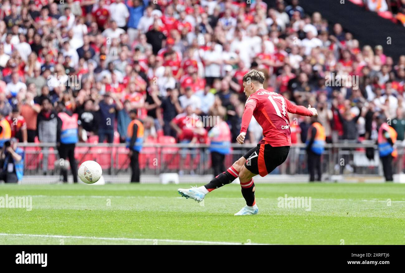 Garnacho august 2024 wembley hi-res stock photography and images - Alamy