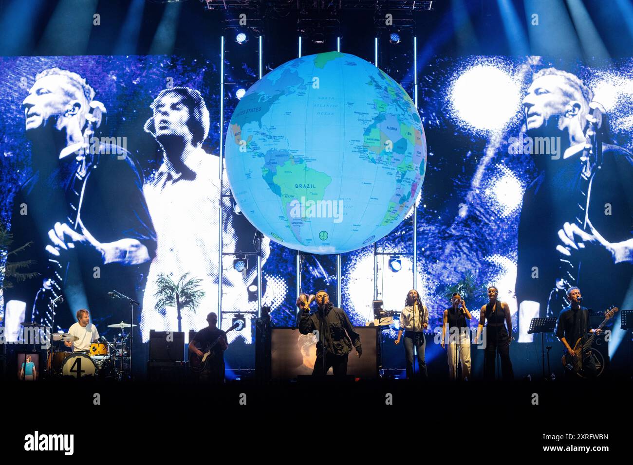 Budapest, Hungary, 9th Aug, 2024, Liam Gallagher performing at Sziget ...