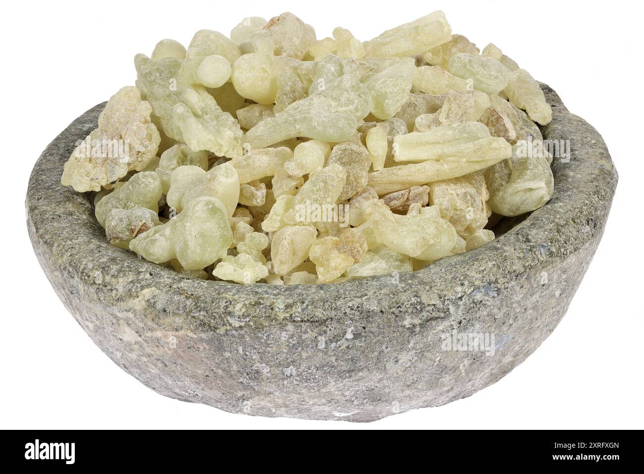 Al-Hojari Boswellia sacra frankincense resin from Oman in a stone bowl ...
