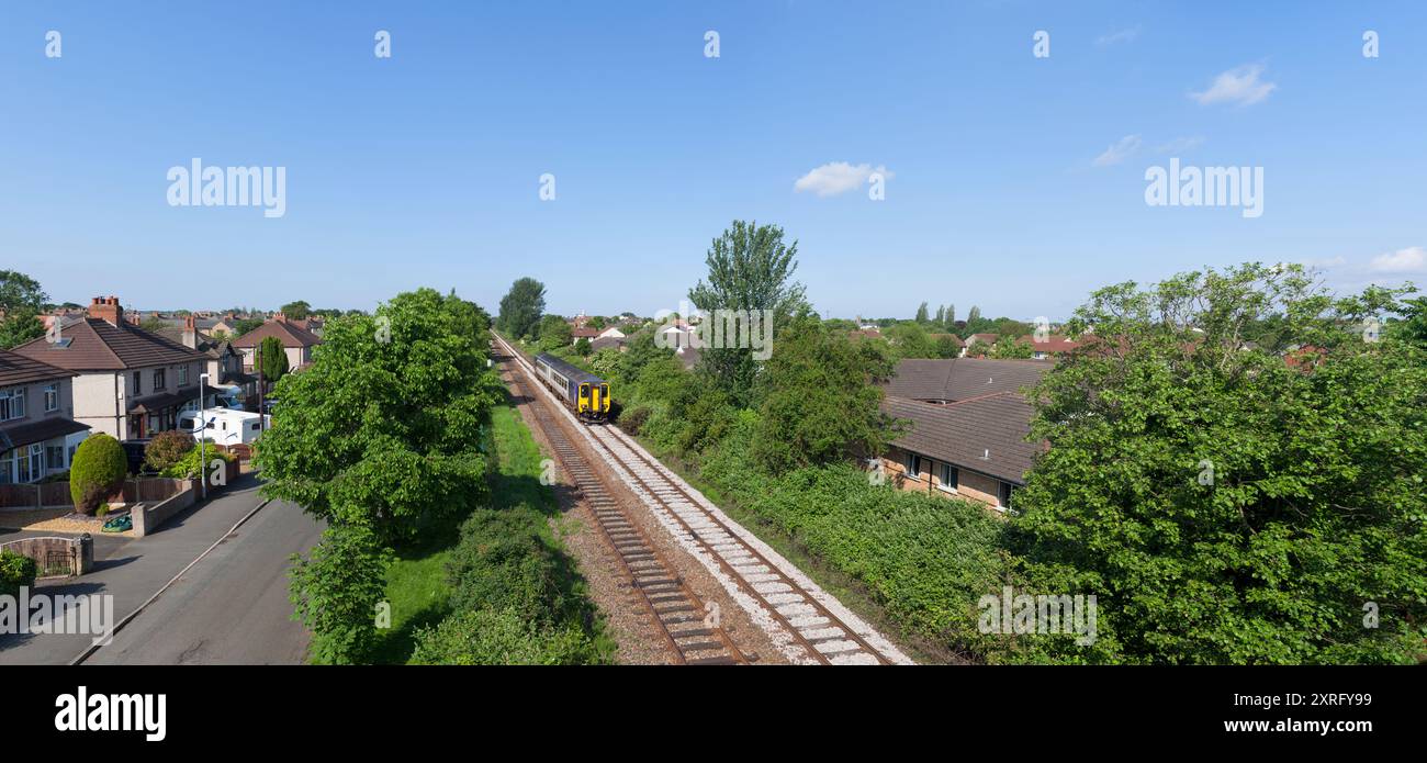 Northern Rail class 156 diesel multiple unit train 156490 on the ...