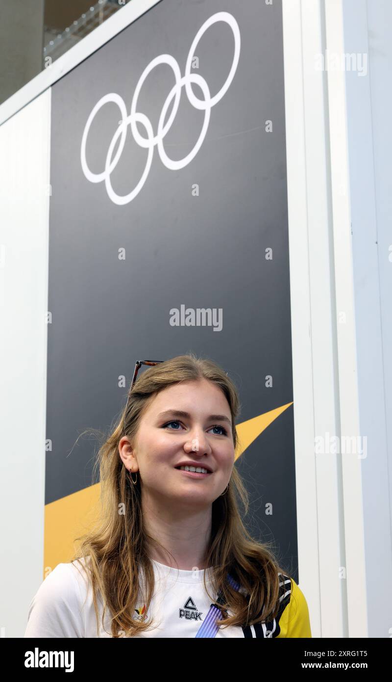 Paris, France. 10th Aug, 2024. Crown Princess Elisabeth pictured during ...