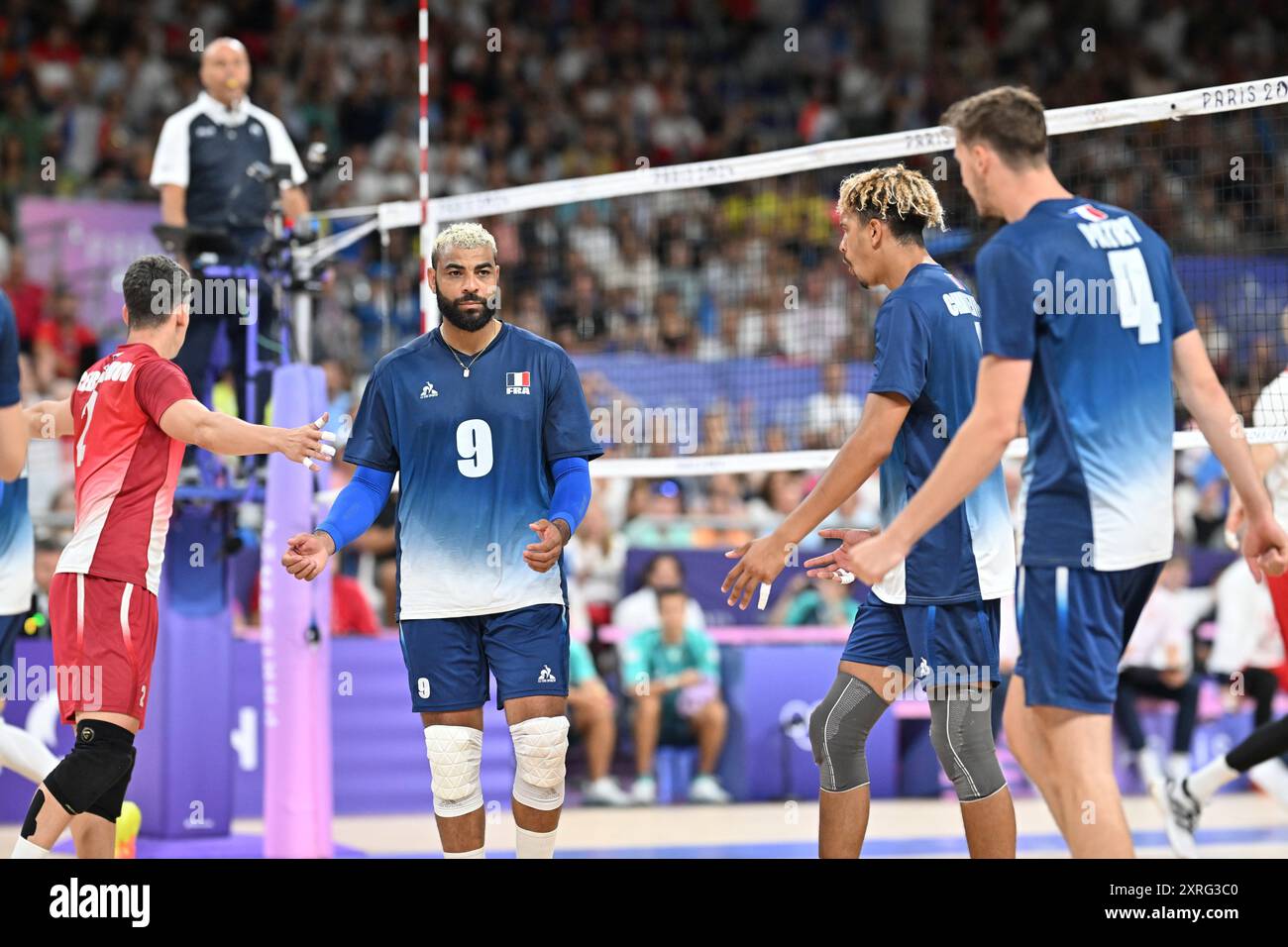 Earvin Ngapeth of France, Volleyball, Men's Gold Medal Match between ...
