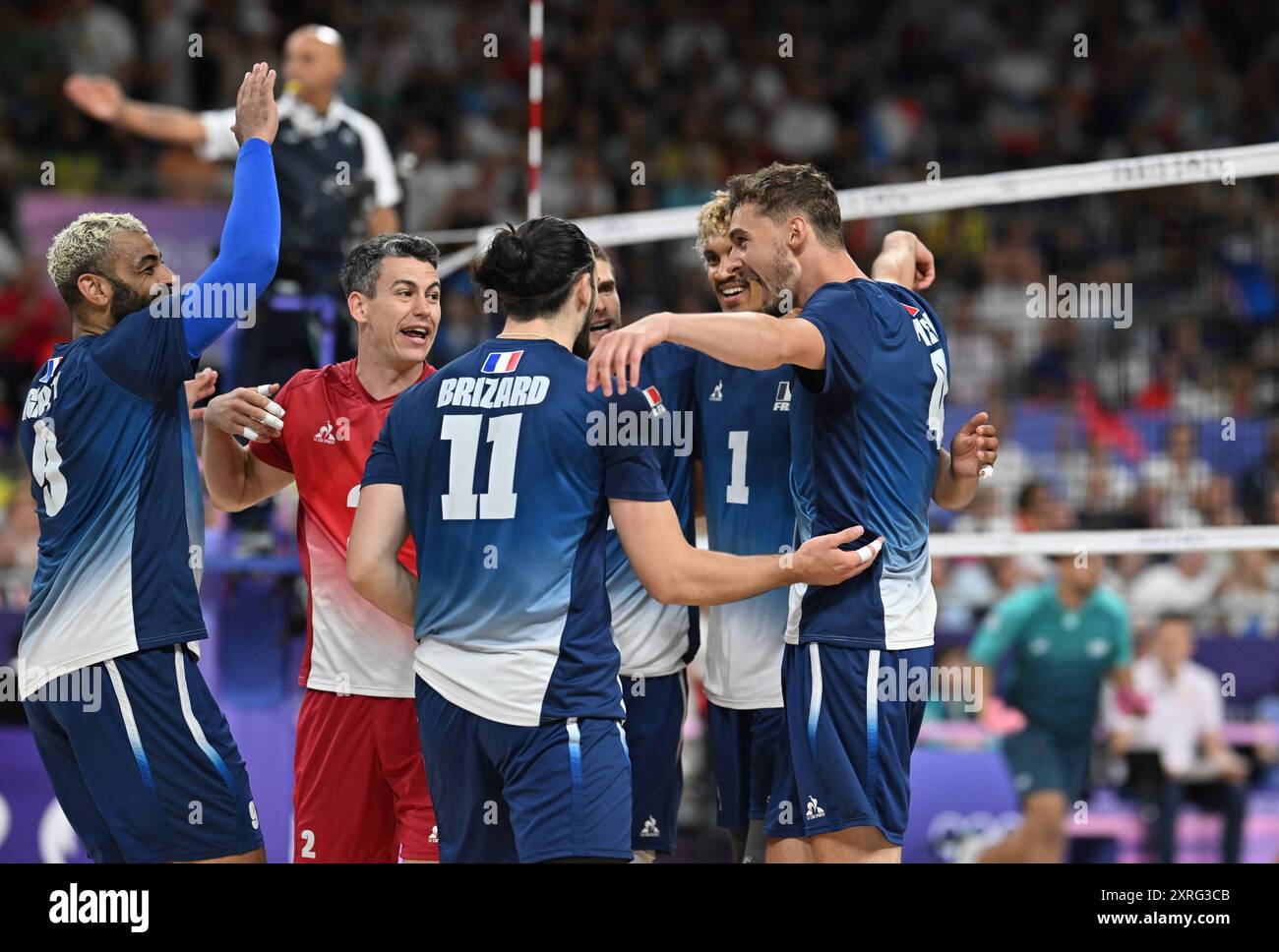Players of France, Volleyball, Men's Gold Medal Match between France ...