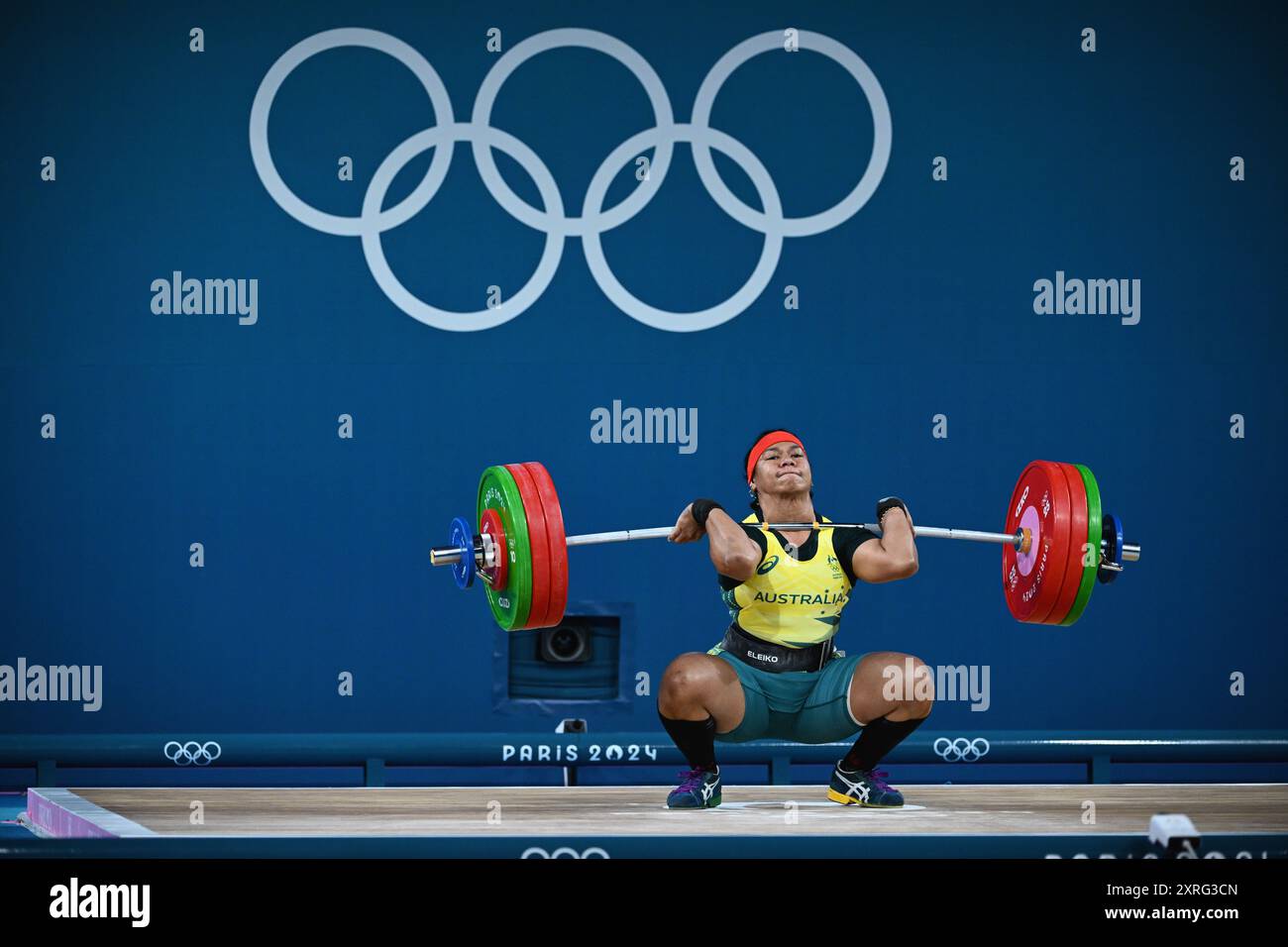 Paris, France. 10th Aug, 2024. Australian weightlifter Eileen ...
