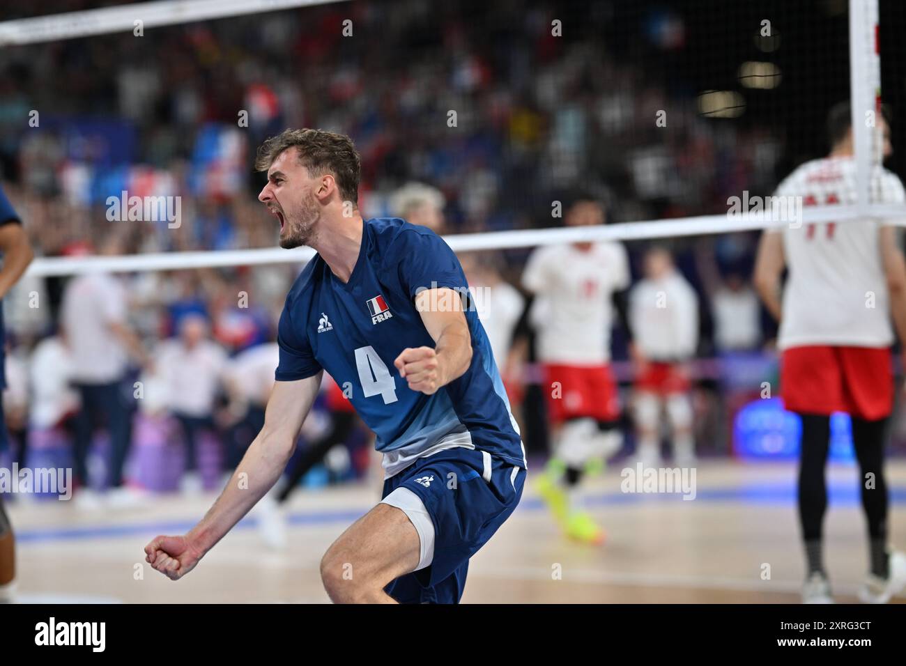 Jean Patry of France, Volleyball, Men's Gold Medal Match between France ...