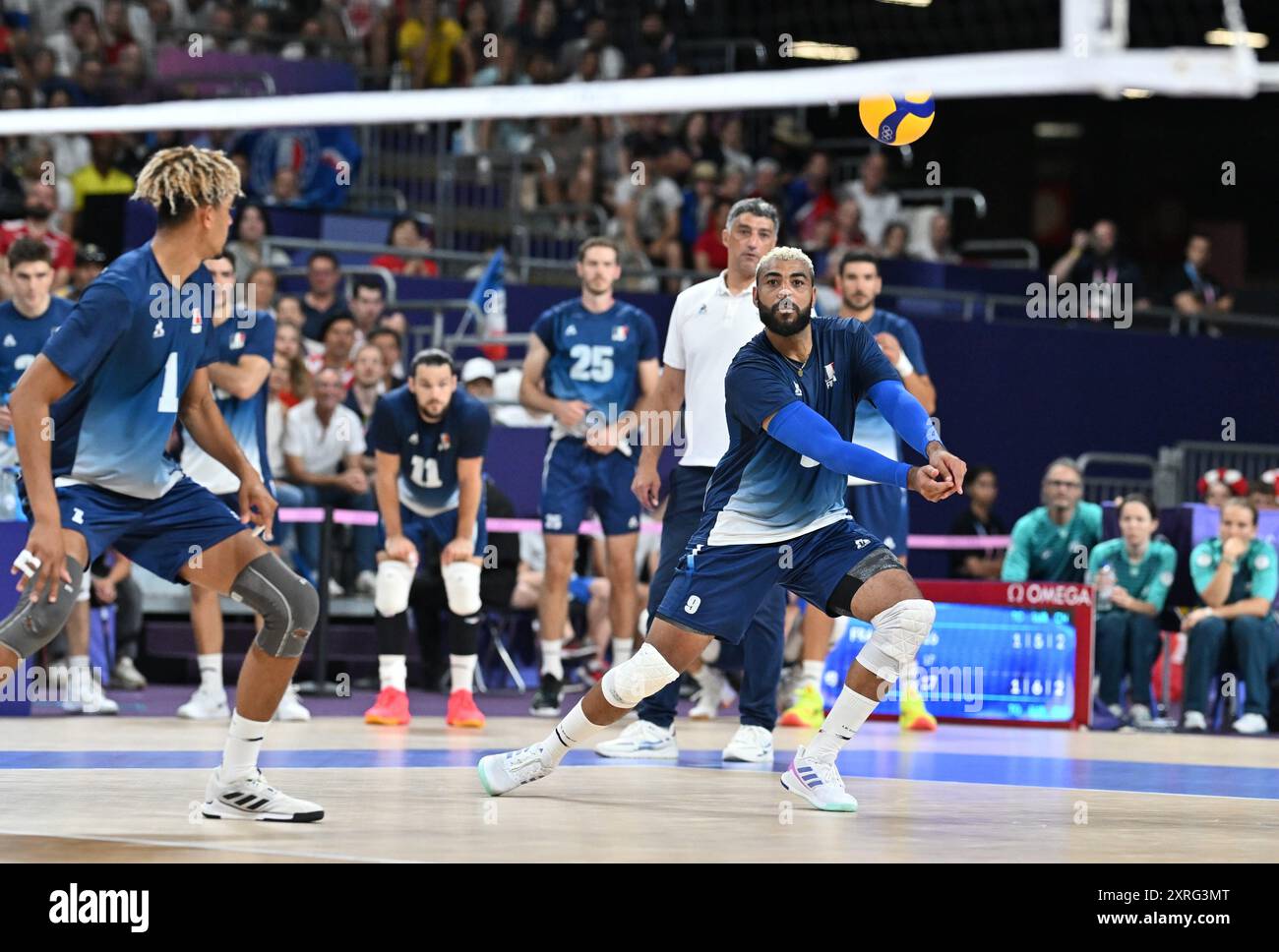 Earvin Ngapeth of France, Volleyball, Men's Gold Medal Match between ...