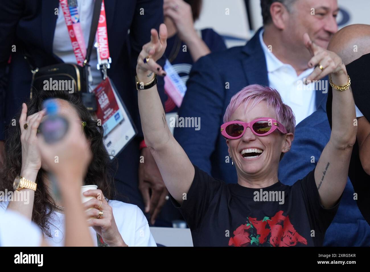 Paris, France. 10th Aug, 2024. Olympics, Paris 2024, soccer, women ...