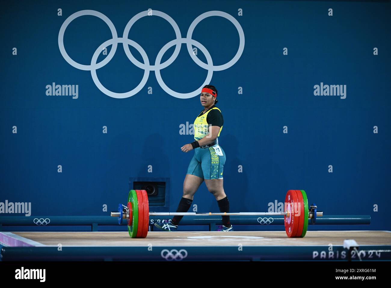 Paris, France. 10th Aug, 2024. Australian weightlifter Eileen ...