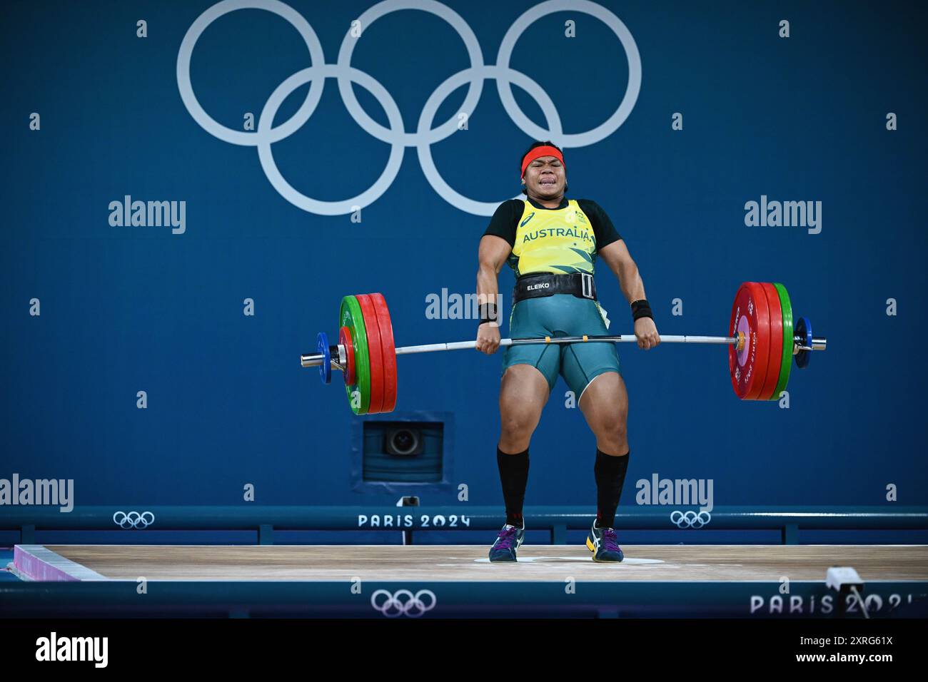 Paris, France. 10th Aug, 2024. Australian weightlifter Eileen ...