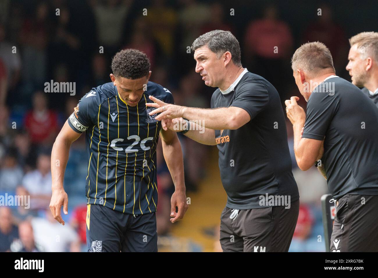 Roots Hall, Southend on Sea, Essex, UK. 10th Aug, 2024. Southend Utd ...