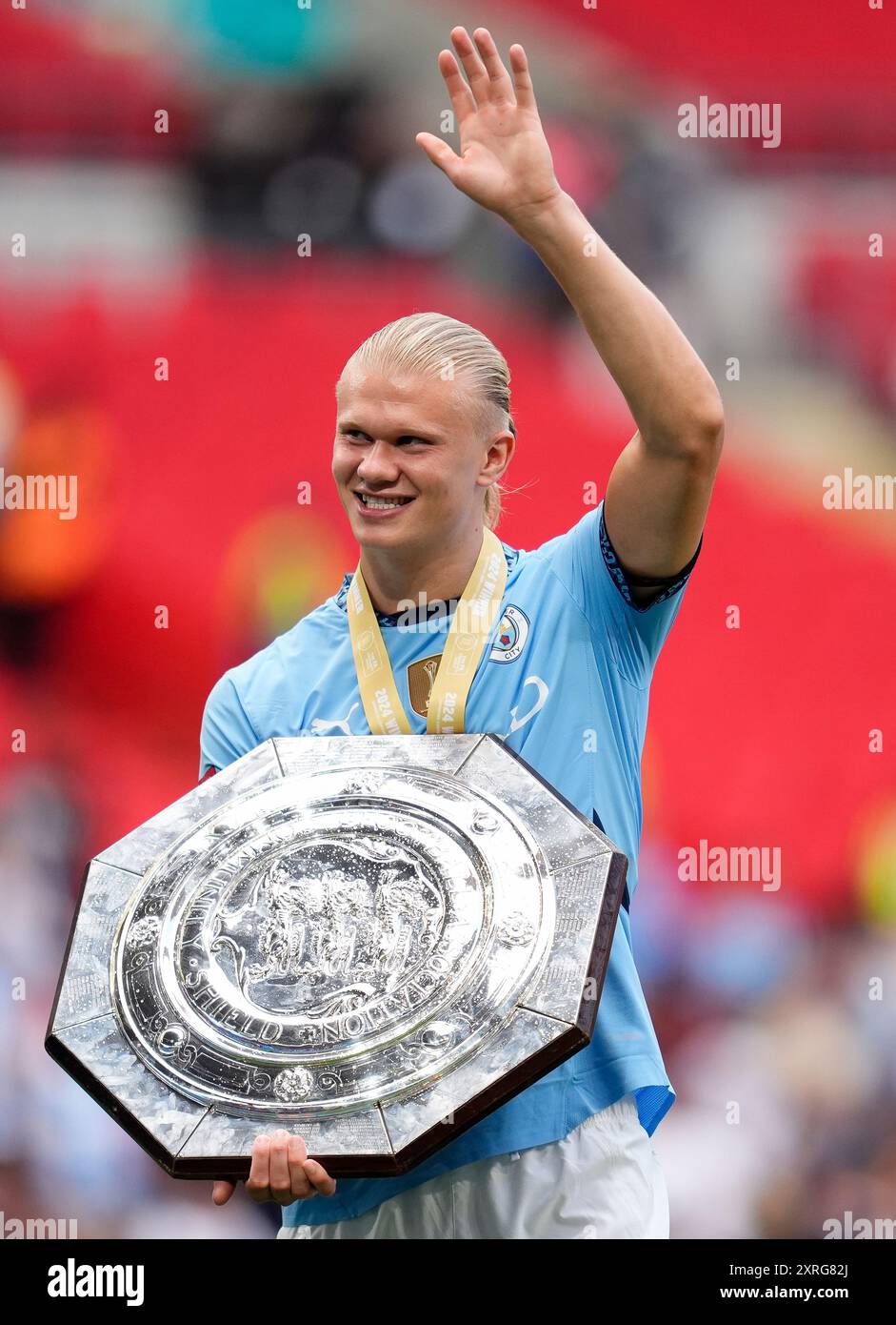 Erling haaland 2024 celebrates hi-res stock photography and images - Alamy