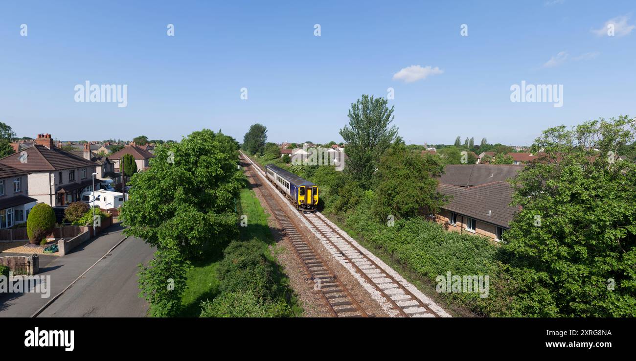 Northern Rail class 156 diesel multiple unit train 156490 on the ...