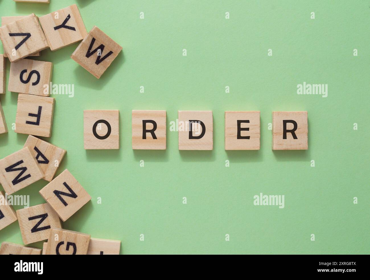 Alphabet letters jumble hi-res stock photography and images - Alamy
