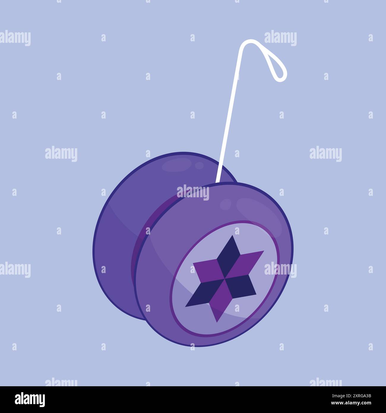 Yoyo Toy vector icon. Yoyo game toy illustration. yoyo fun game. yoyo ...