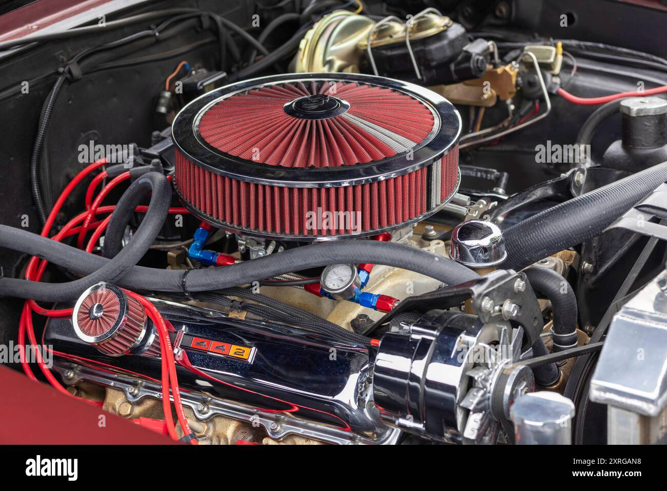Springfield, Ohio USA August 9 2024 : Engines and engine parts. Car ...
