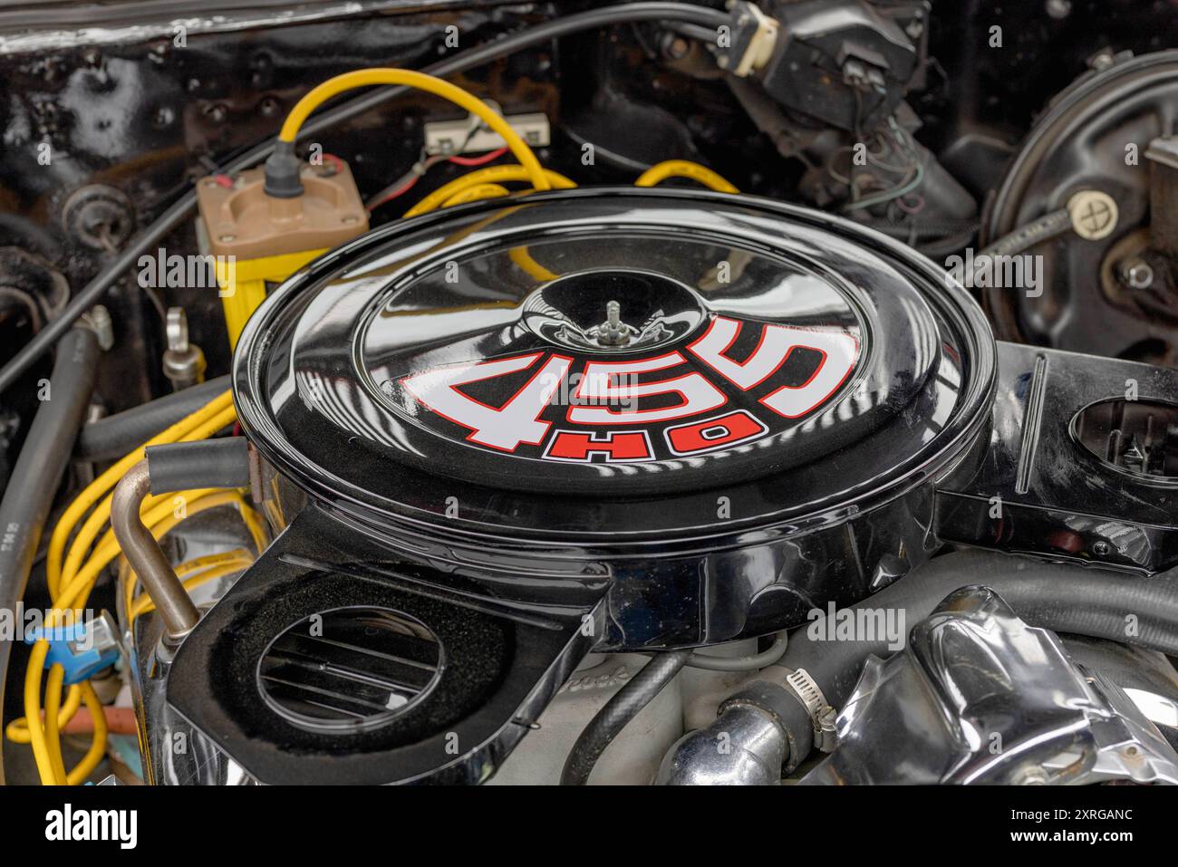 Springfield, Ohio USA August 9 2024 : Engines and engine parts. Car ...