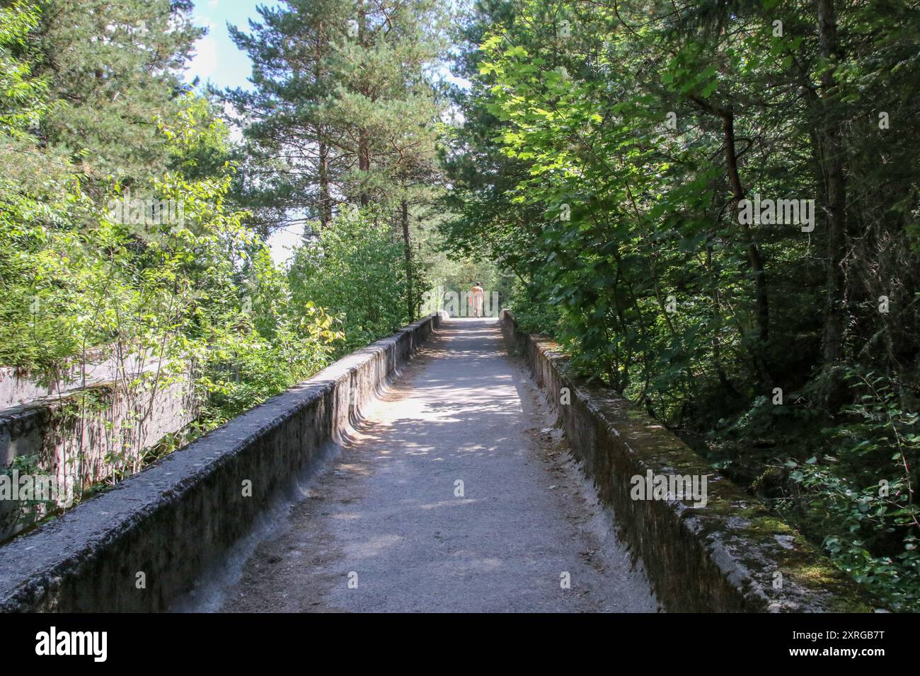 Abandoned Olympic Bobsled Track, Sarajevo, Bosnia Stock Photo - Alamy