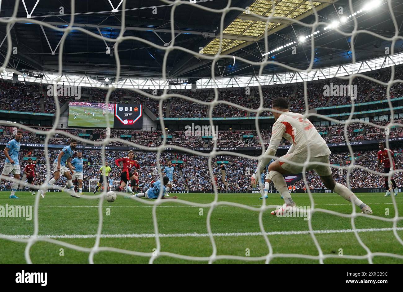 Garnacho august 2024 wembley hi-res stock photography and images - Alamy