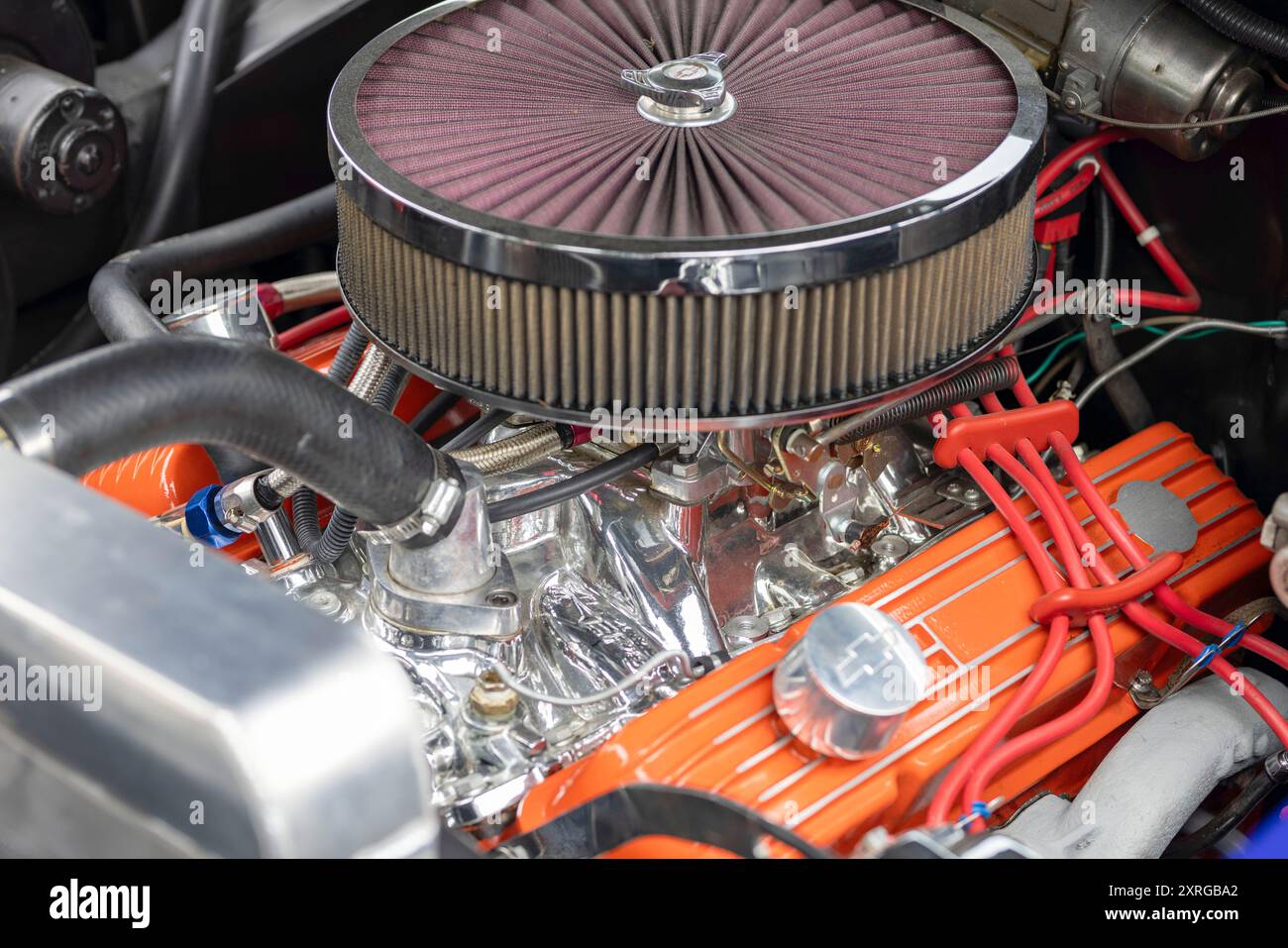 Springfield, Ohio USA August 9 2024 : Engines and engine parts. Car ...