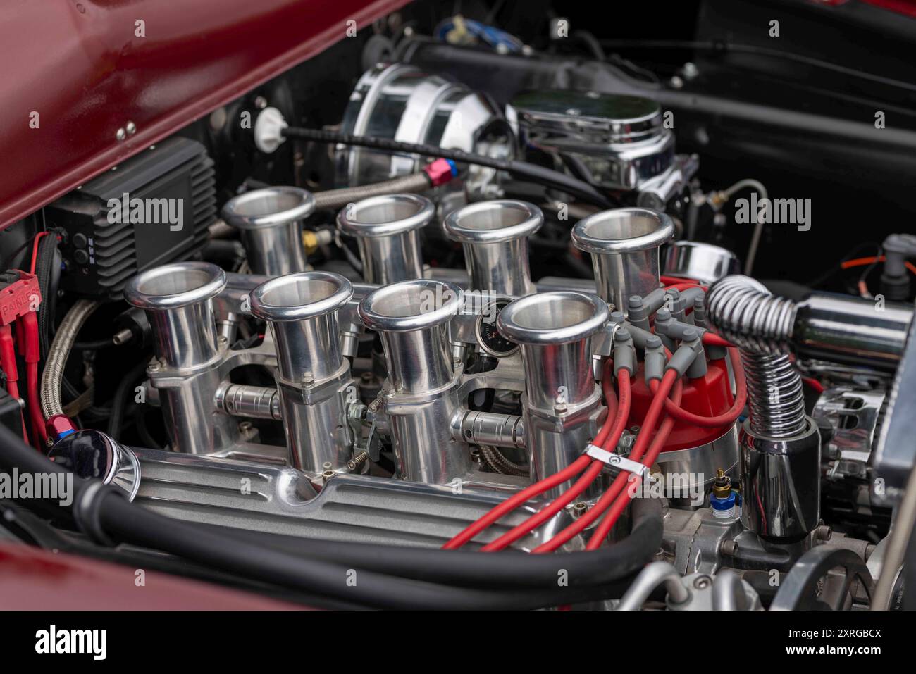 Springfield, Ohio USA August 9 2024 : Engines and engine parts. Car ...