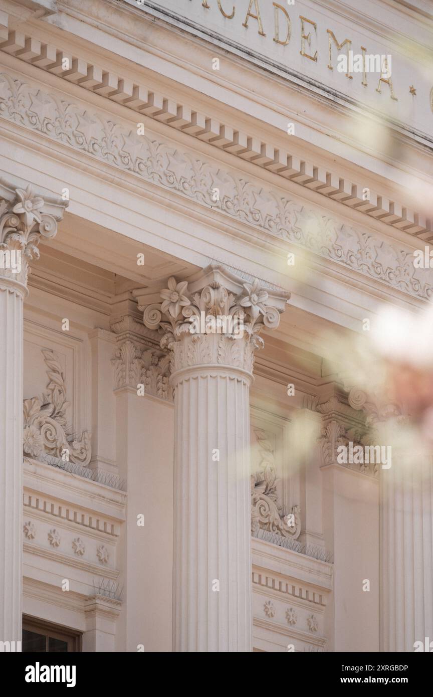 Columns and architectural details of Universitetshuset in Lund Sweden ...