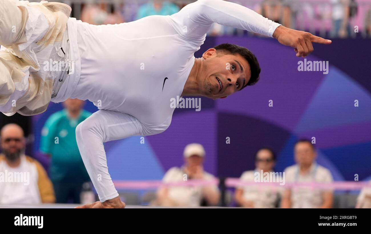 United States Victor Mantalvo, known as B-Boy Victor competes during ...