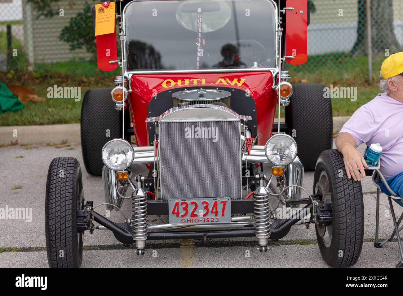 Springfield, Ohio USA August 9 2024 : Engines and engine parts. Car ...
