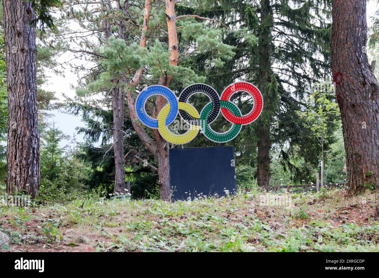 At Abandoned Olympic Bobsled Track, Sarajevo, Bosnia Stock Photo - Alamy