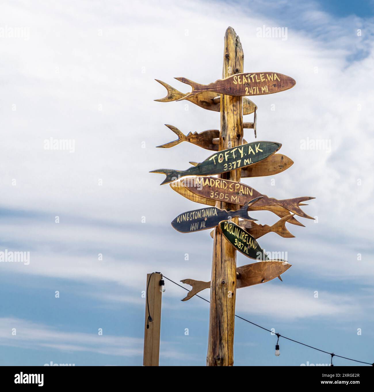 Each fish represents a place hi-res stock photography and images - Alamy