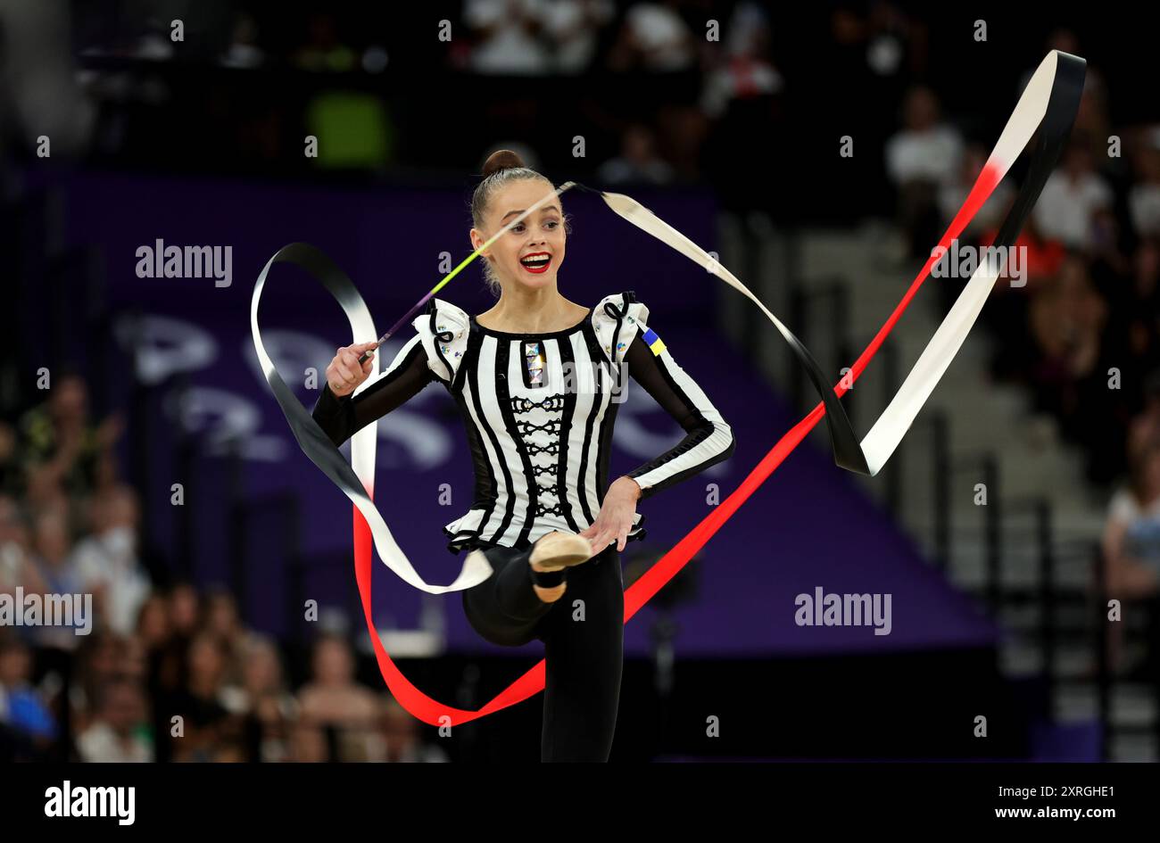 PARIS, FRANCE - AUGUST 09:Taisiia Onofriichuk of Team Ukraine competes ...