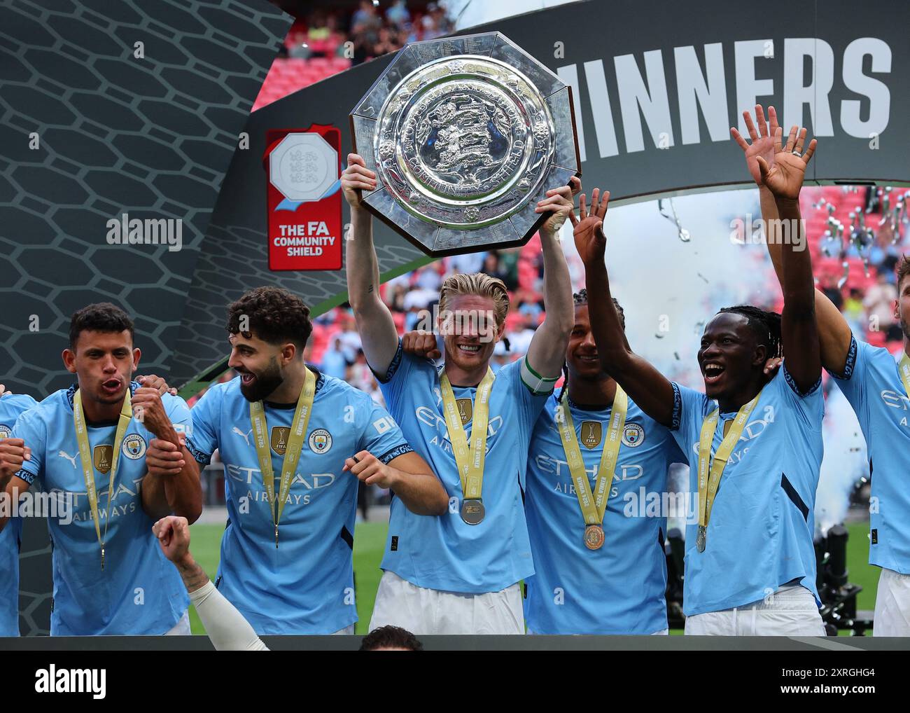 Wembley Stadium, London, UK. 10th Aug, 2024. FA Community Shield ...