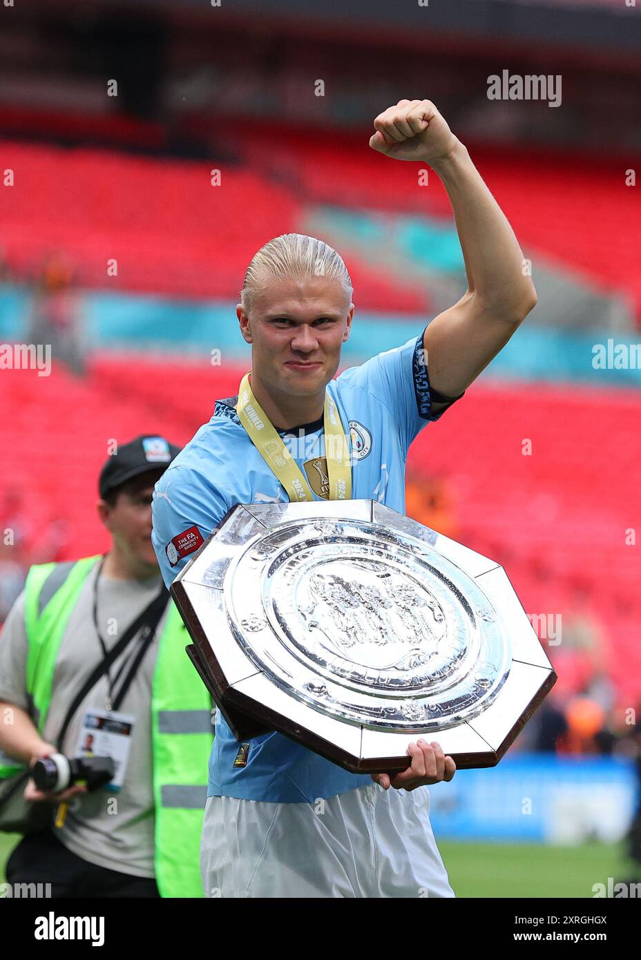 Erling haaland 2024 celebrates hi-res stock photography and images - Alamy