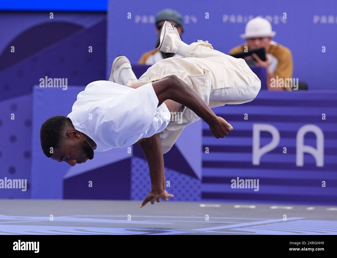 Jeffro (United States of America) competes during the B-Boys Round ...