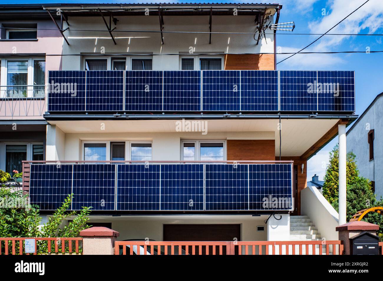 Balcony Solar Panels. Balcony Solar Module. Solar Energy Generation of ...