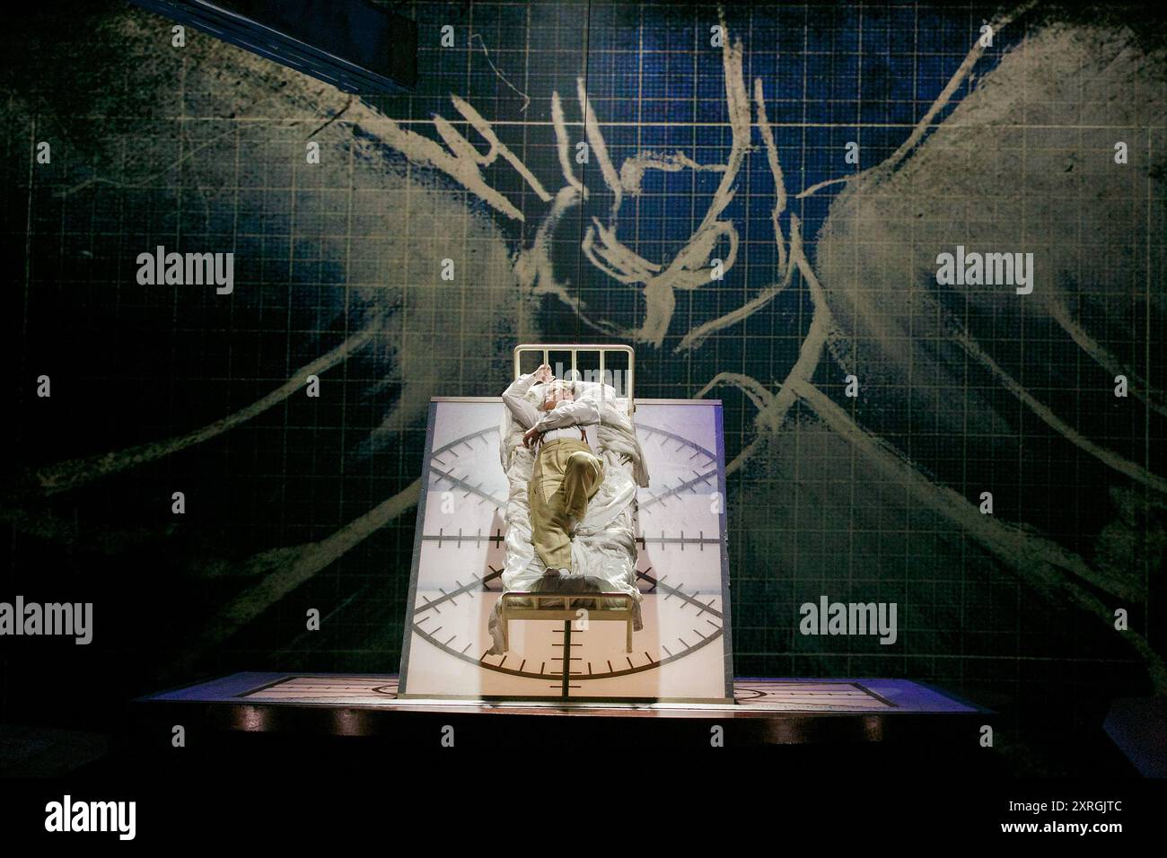 opening scene - in his hospital bed Walt Disney sees nightmare images ...