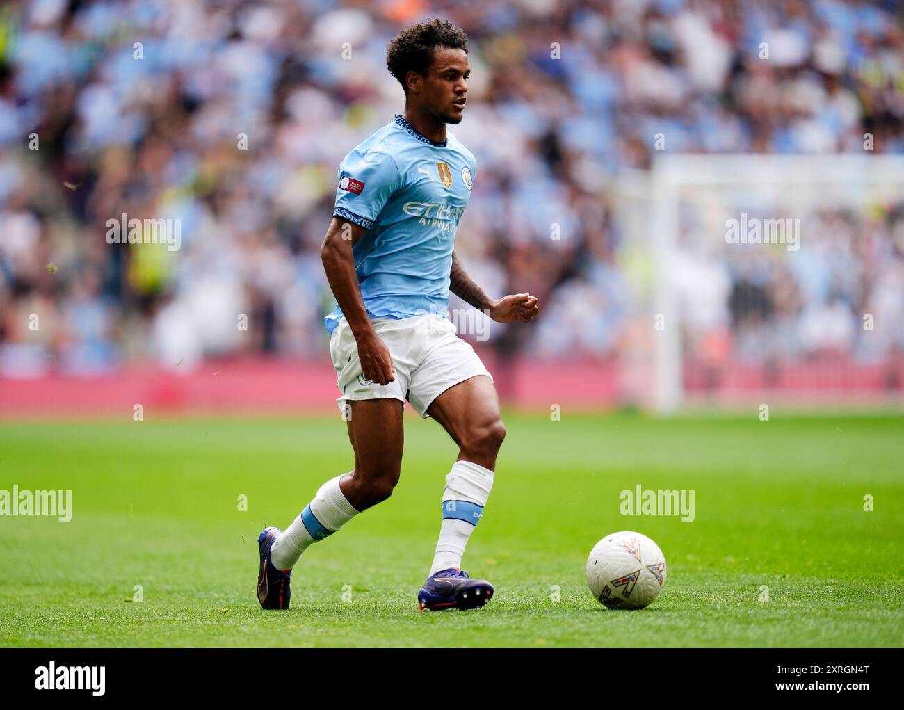 Manchester City's Oscar Bobb during the FA Community Shield match at ...