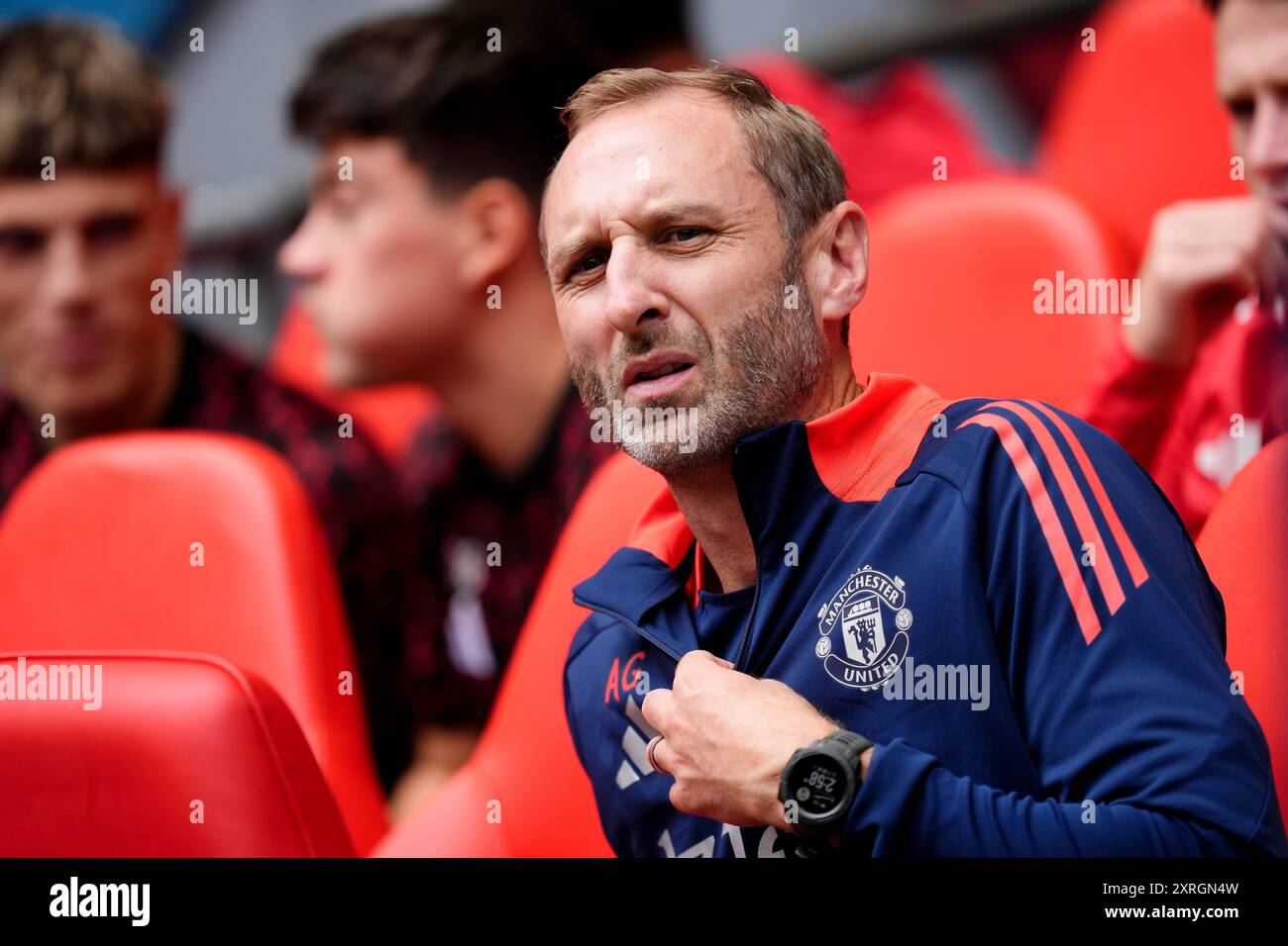 Manchester United first team coach Andreas Georgson during the FA ...