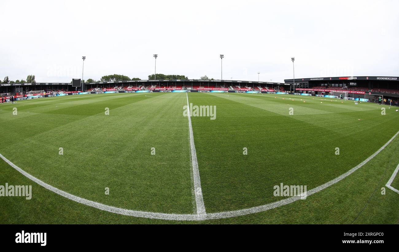 Almere, Netherlands. 10th Aug, 2024. ALMERE, 10-08-2024, Yanmar Stadium ...