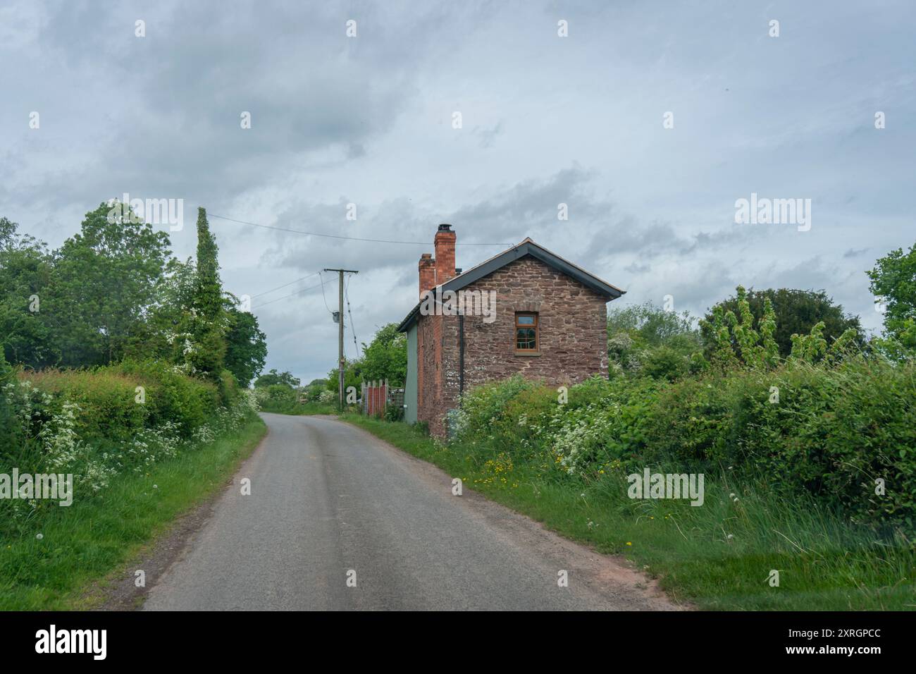 Herefordshire country lane in hi-res stock photography and images - Alamy