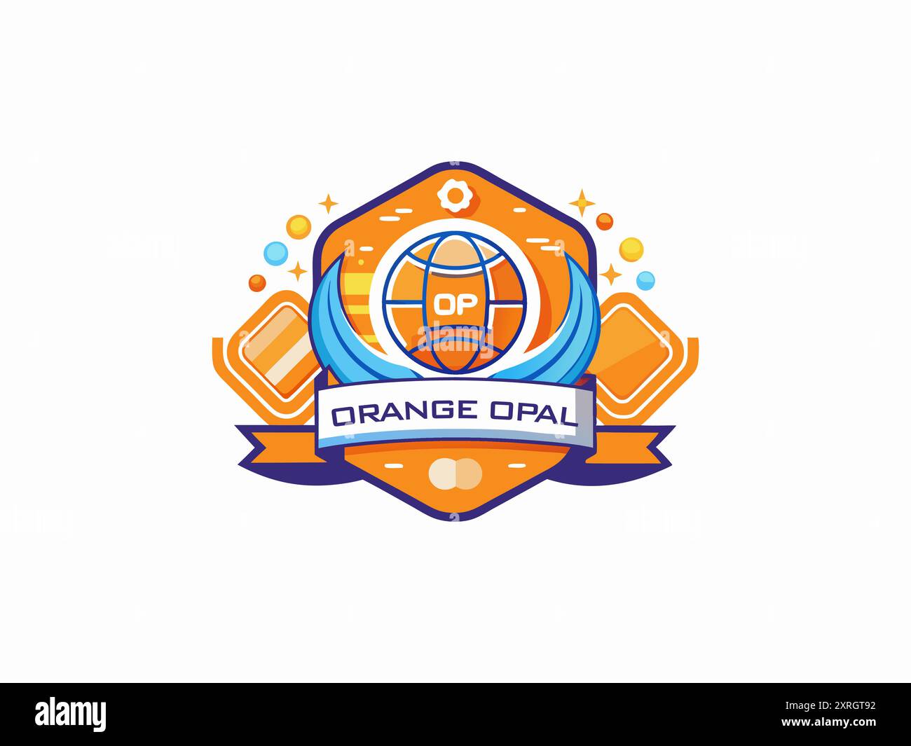 Orange color bright colour Stock Vector Images - Alamy