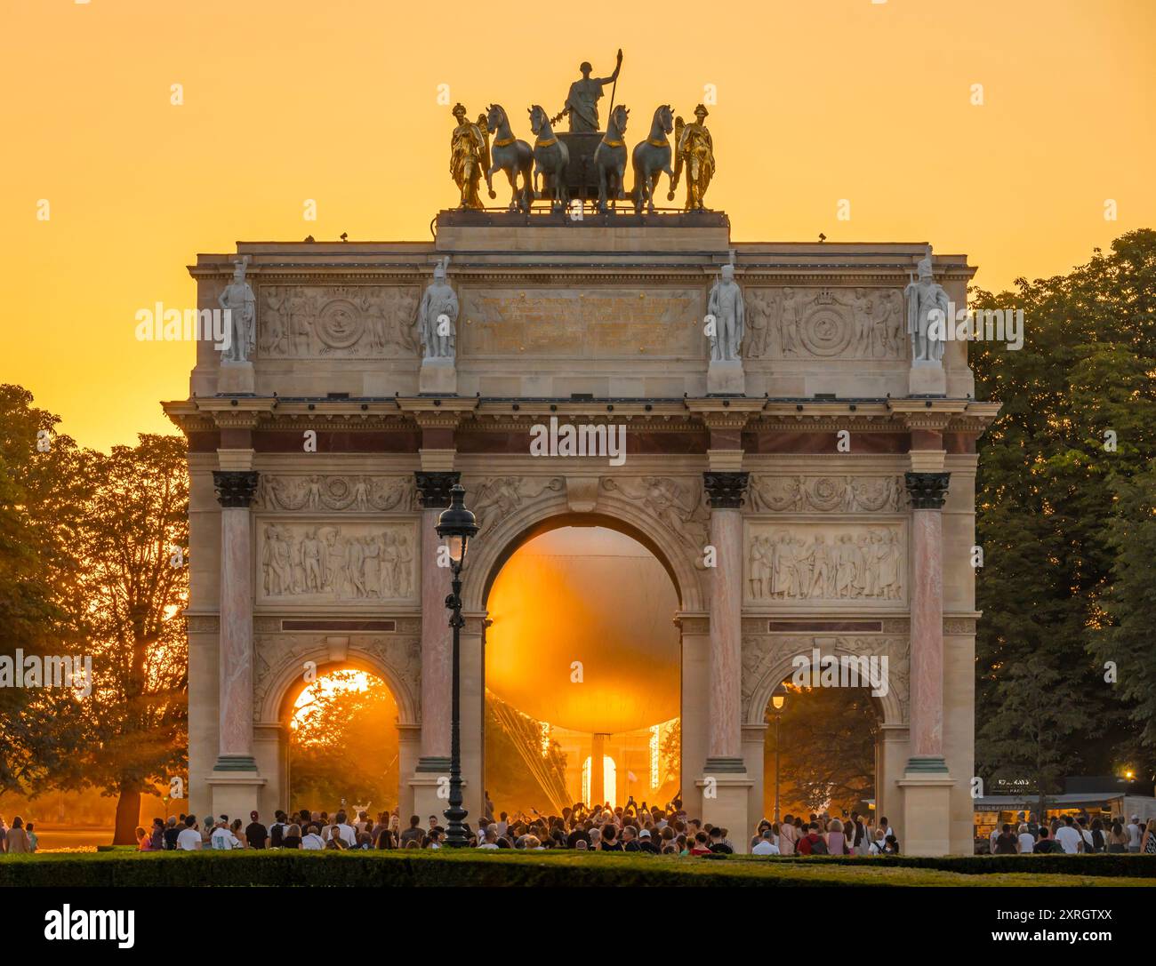 Paris, France - 08 05 2024: Olympic Games Paris 2024. View of the ...
