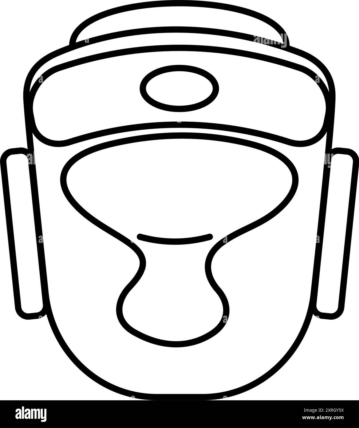 Boxer headgear boxing helmet. Helmet icon for combat sports. Equipment ...