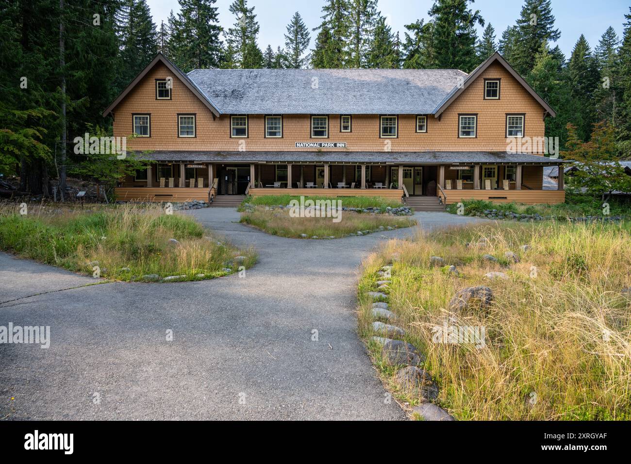 MOUNT RAINIER NATIONAL PARK, WA – AUG 2, 2024: National Park Inn at ...