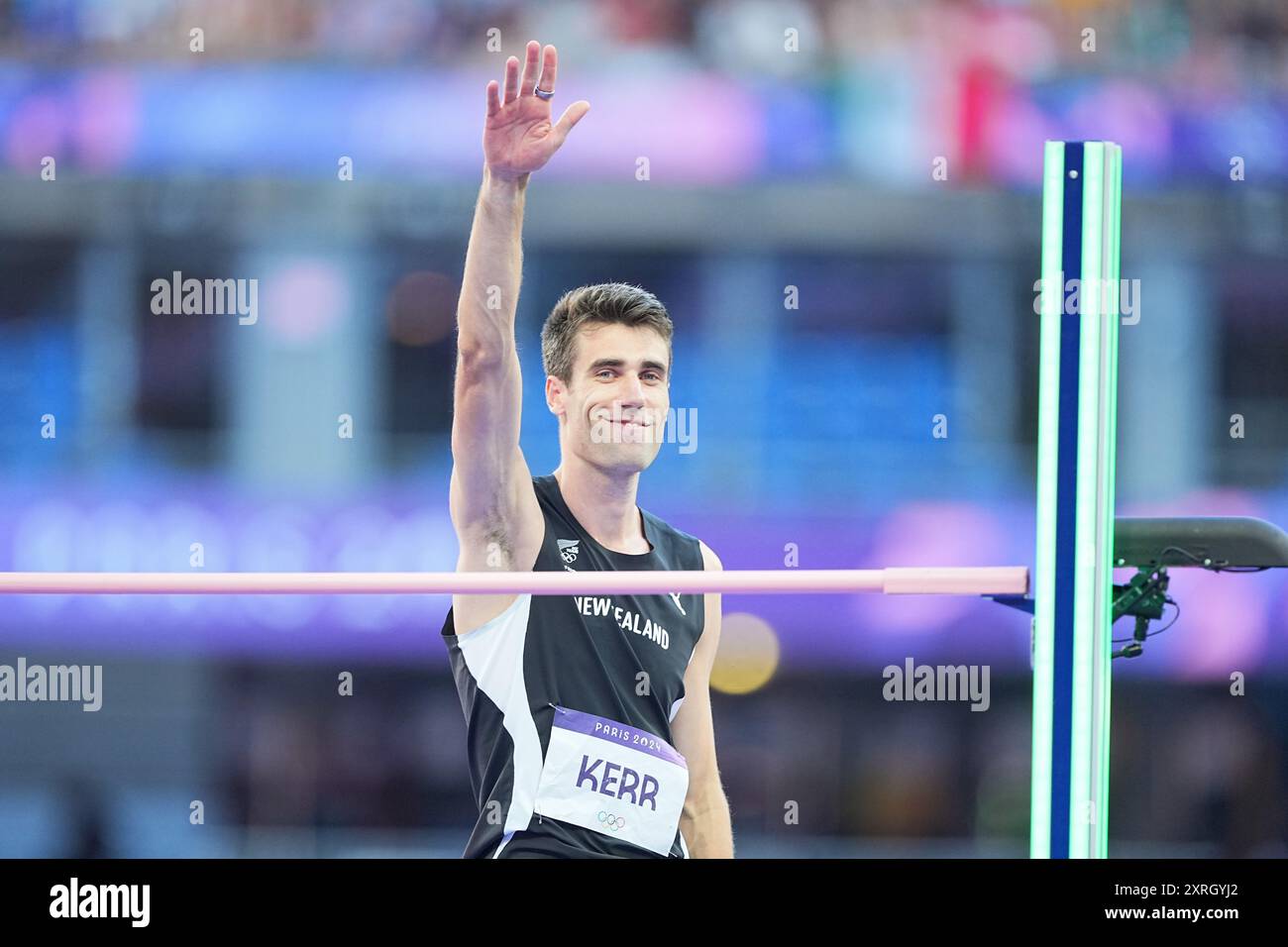 Saint Denis, France. 10th Aug, 2024. Olympics, Paris 2024, athletics, Stade de France, high jump ...