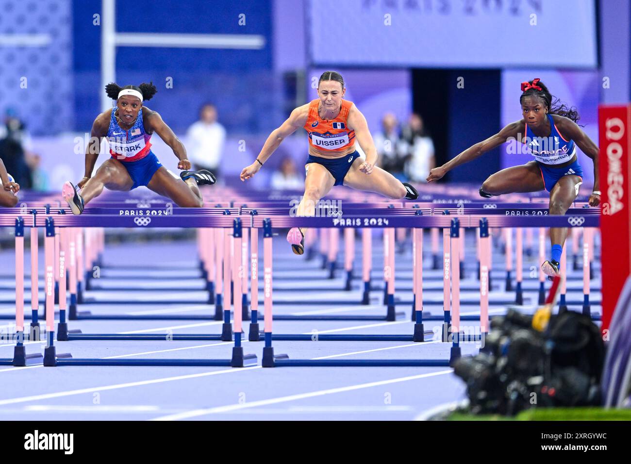 Paris, France. 10th Aug, 2024. PARIS, FRANCE - AUGUST 10: Grace Stark ...